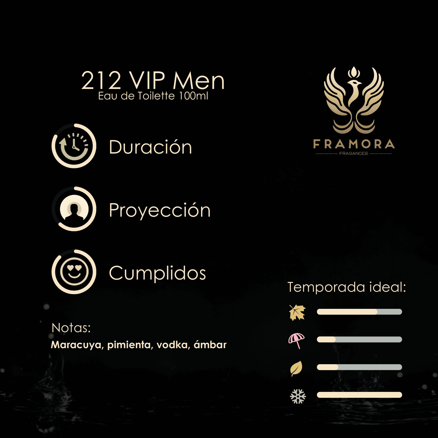 212 Vip Men 100ml edt | FRAMORA